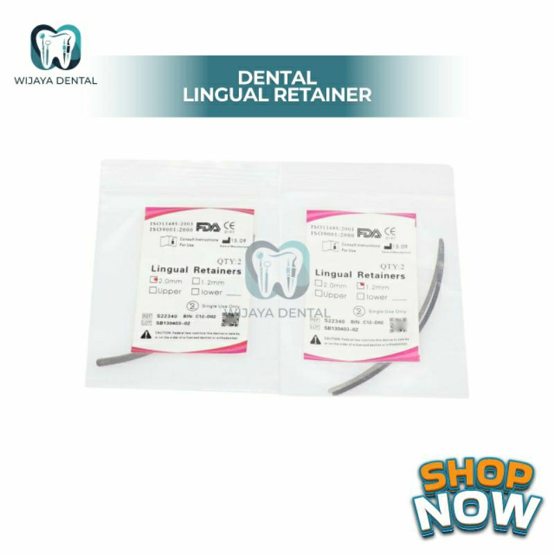 Jual DENTAL LINGUAL RETAINER FDA KAWAT GIGI RETAINER PALATAL CEKAT ORTO ...