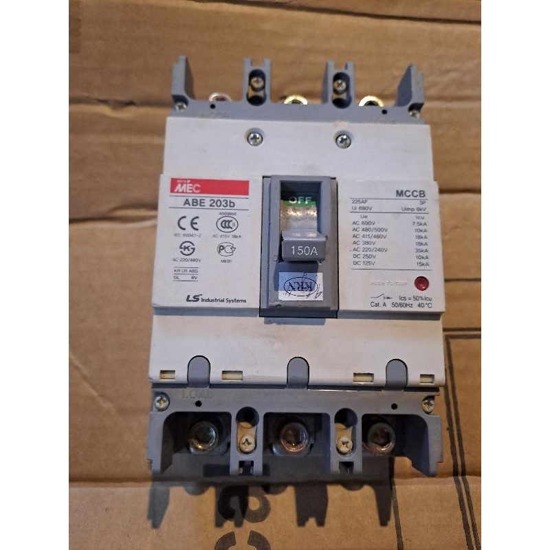 Jual MCCB LS ABN 203C 3P 150A MCCB BREAKER LS 150A | Shopee Indonesia