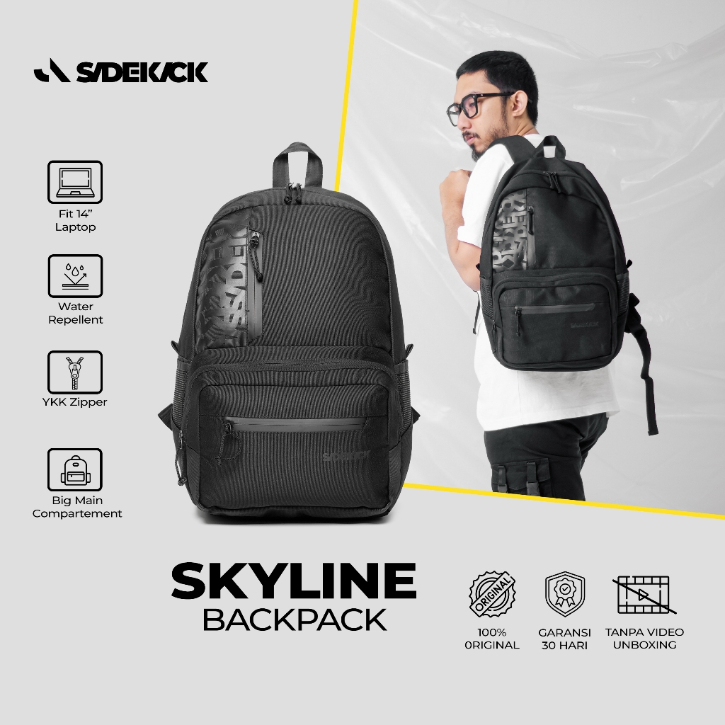 Jual Sidekick Project - SKYLINE - Backpack pria - Tas punggung | Shopee ...
