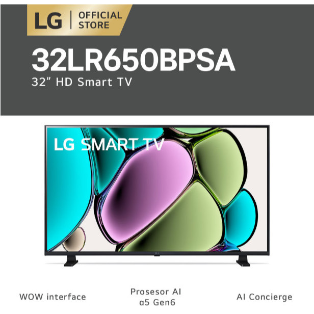 Jual LED TV LG 32LR650BPSA ThinQ HDR10 PRO AI Gen6 Smart Digital TV ...