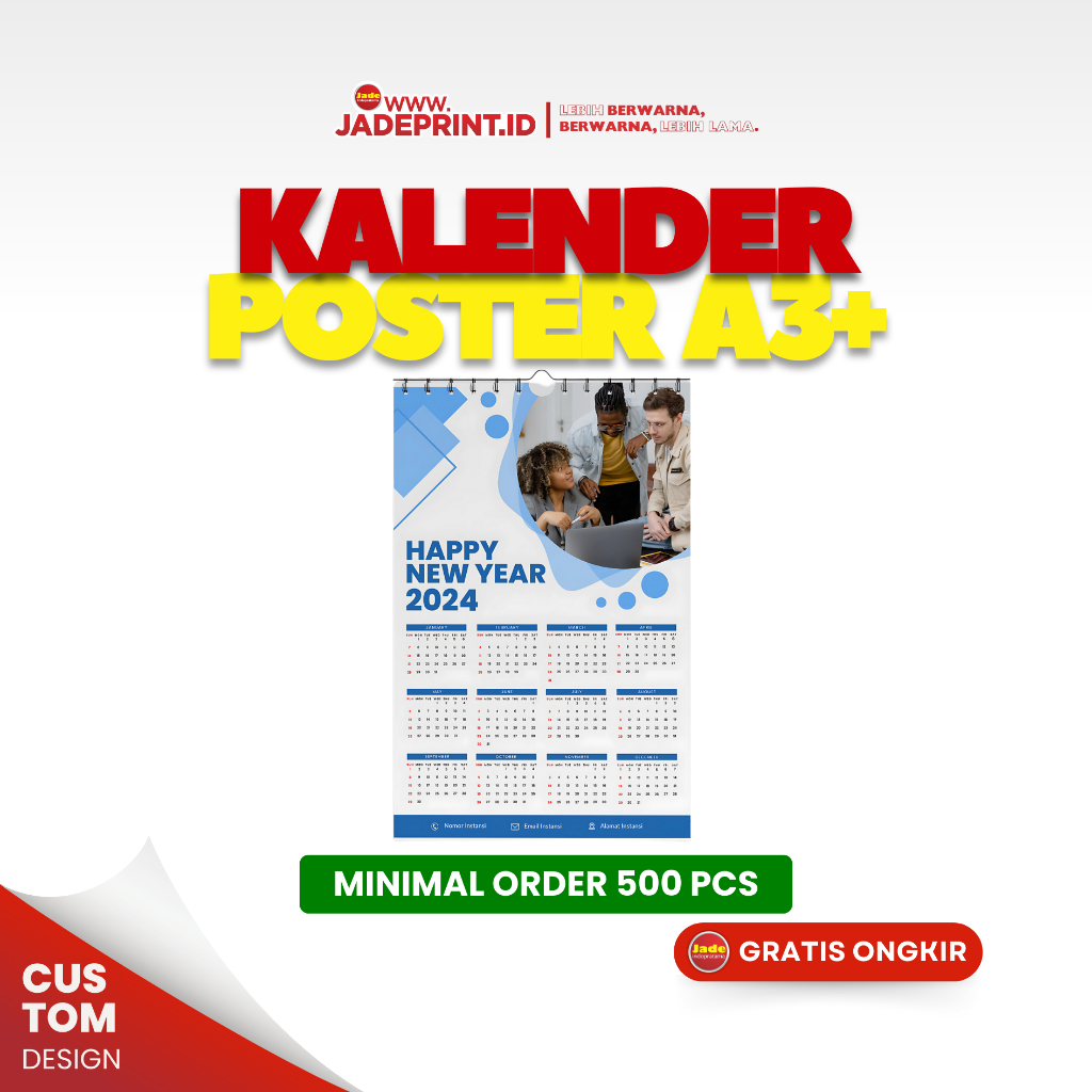 Jual [KALENDER 2026] CETAK KALENDER POSTER DINDING MURAH, KALENDER MATA ...