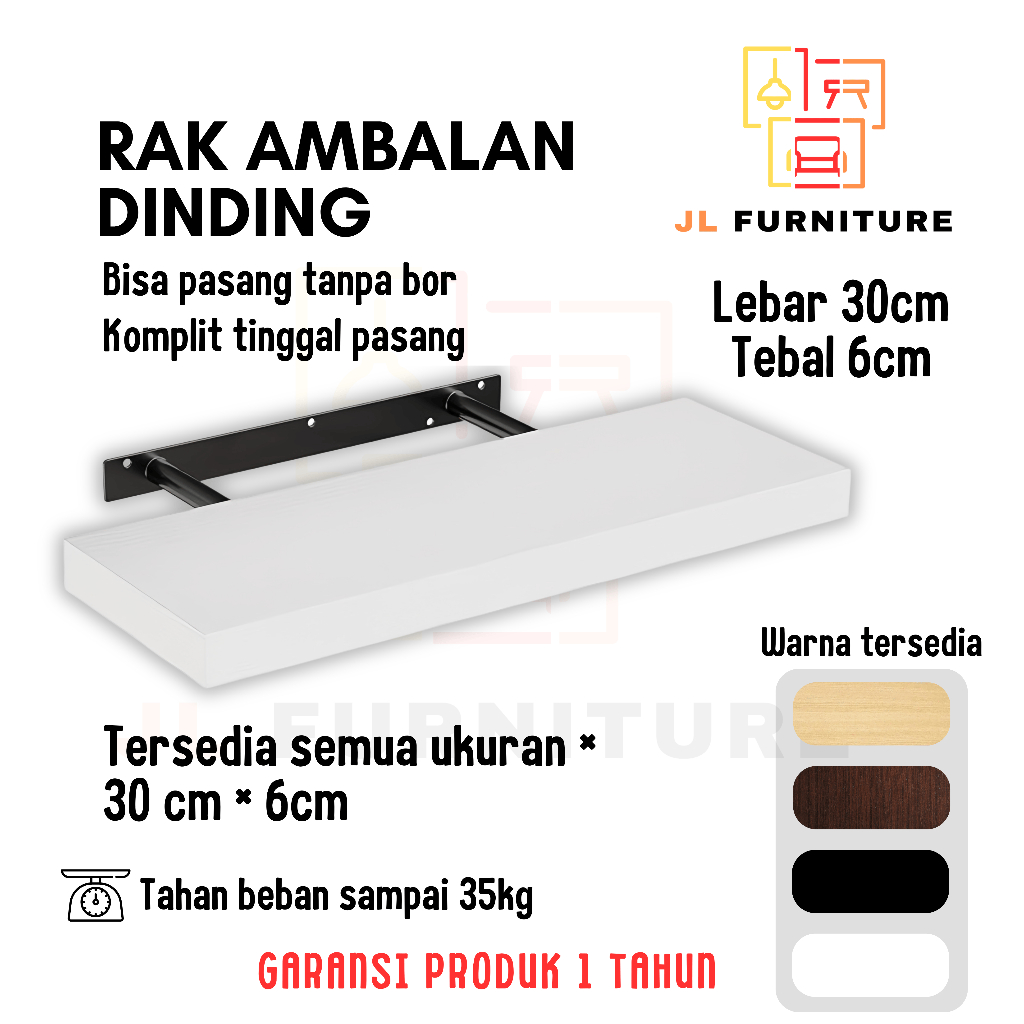 Jual Rak Ambalan Dinding Minimalis Hiasan Papan Hambalan Dinding ...