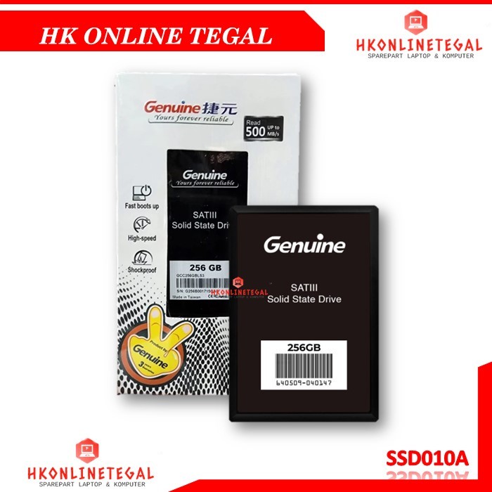 Jual SSD Genuine 256GB Sata GARANSI RESMI 3 Tahun | Shopee Indonesia