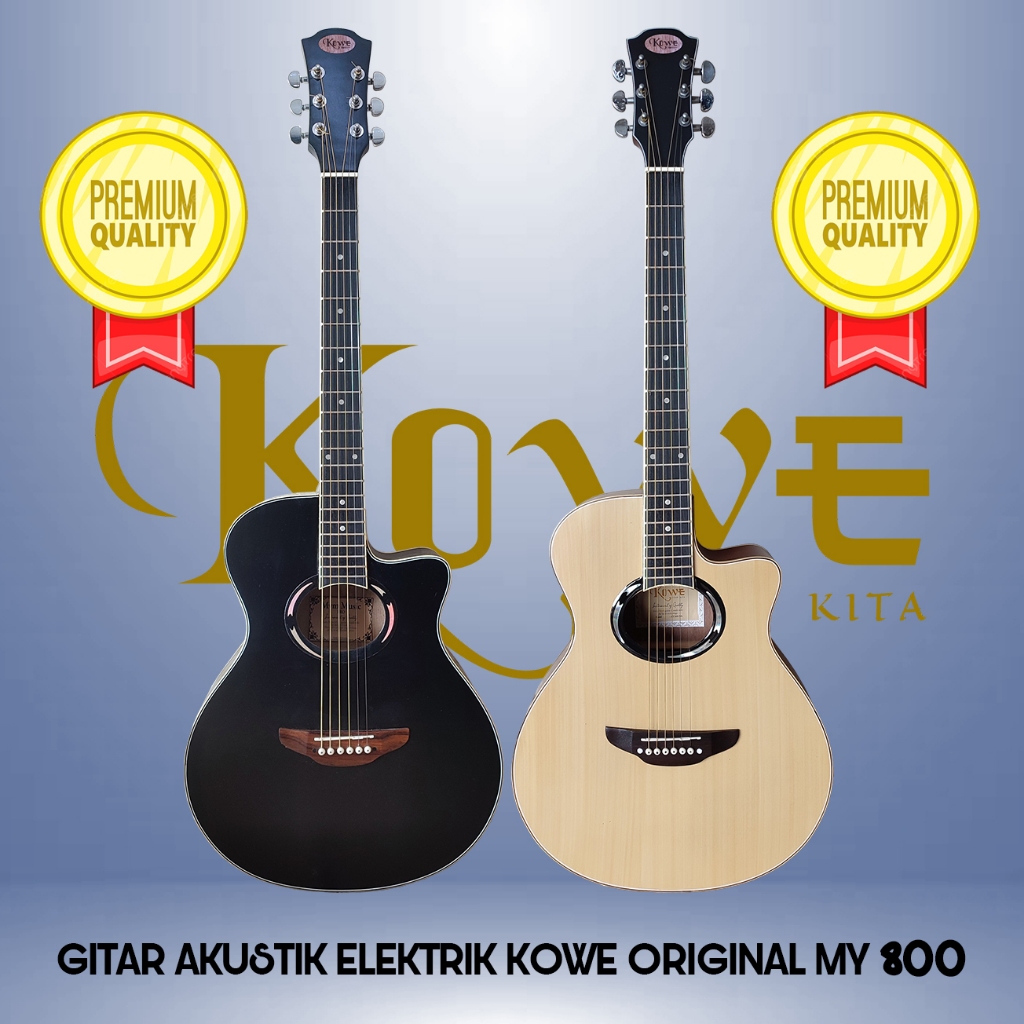 Jual Gitar Merk Kowe Akustik Elektrik Ukuran STANDAR Seri MY 800 ...