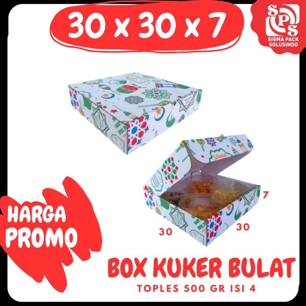 Jual Box 30x30x7 Coklat /Kardus Packing/Karto/Hampers/Packing | Shopee ...
