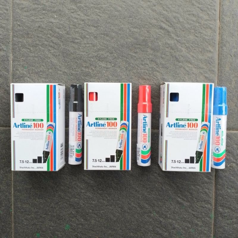 Jual Spidol Artline EK-100 Jumbo Permanent ( 12 Pcs ) [ Original ...