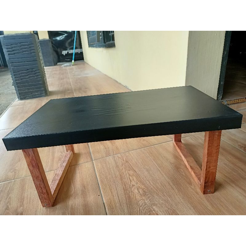 Jual MEJA BELAJAR ANAK HITAM POLOS TRIPLEK KAYU MODERN | Shopee Indonesia