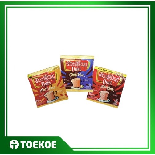 Jual TOEKOE Kopi Good Day Duet Renceng Rasa Moca'Caramel Choco'Nut Moca ...