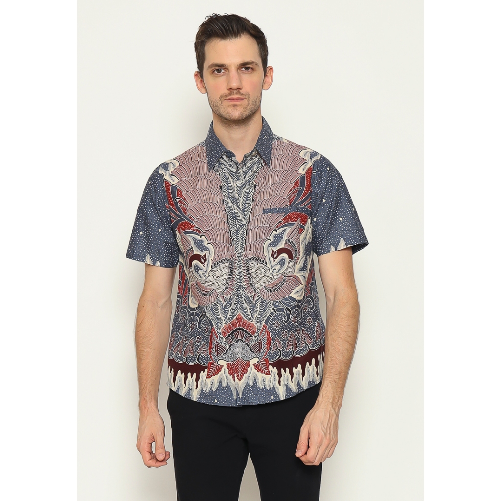 Jual Waskito - Kemeja Batik Katun Premium Slimfit Lengan Pendek Motif ...