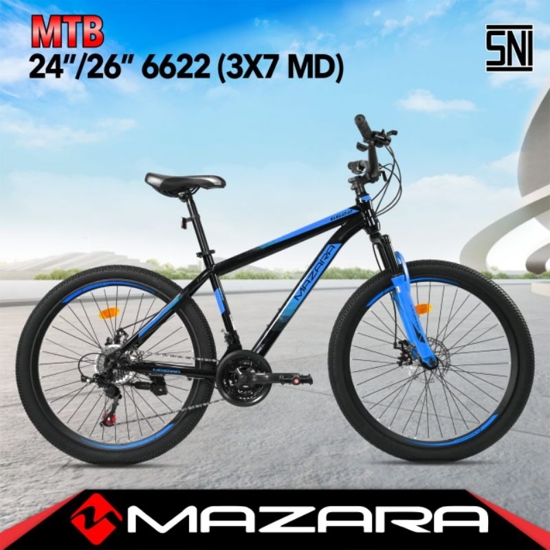 Jual Sepeda Gunung MTB ukuran 26 inch besar sesuai gambar 3x7 speed ...