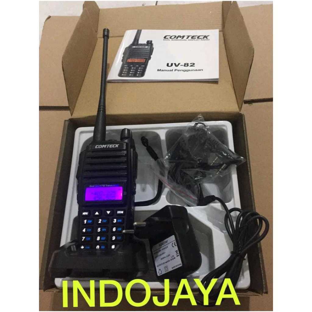 Jual TERLARIS HT Comteck UV-82 Dual Band VHF - UHF Radio FM Band ...