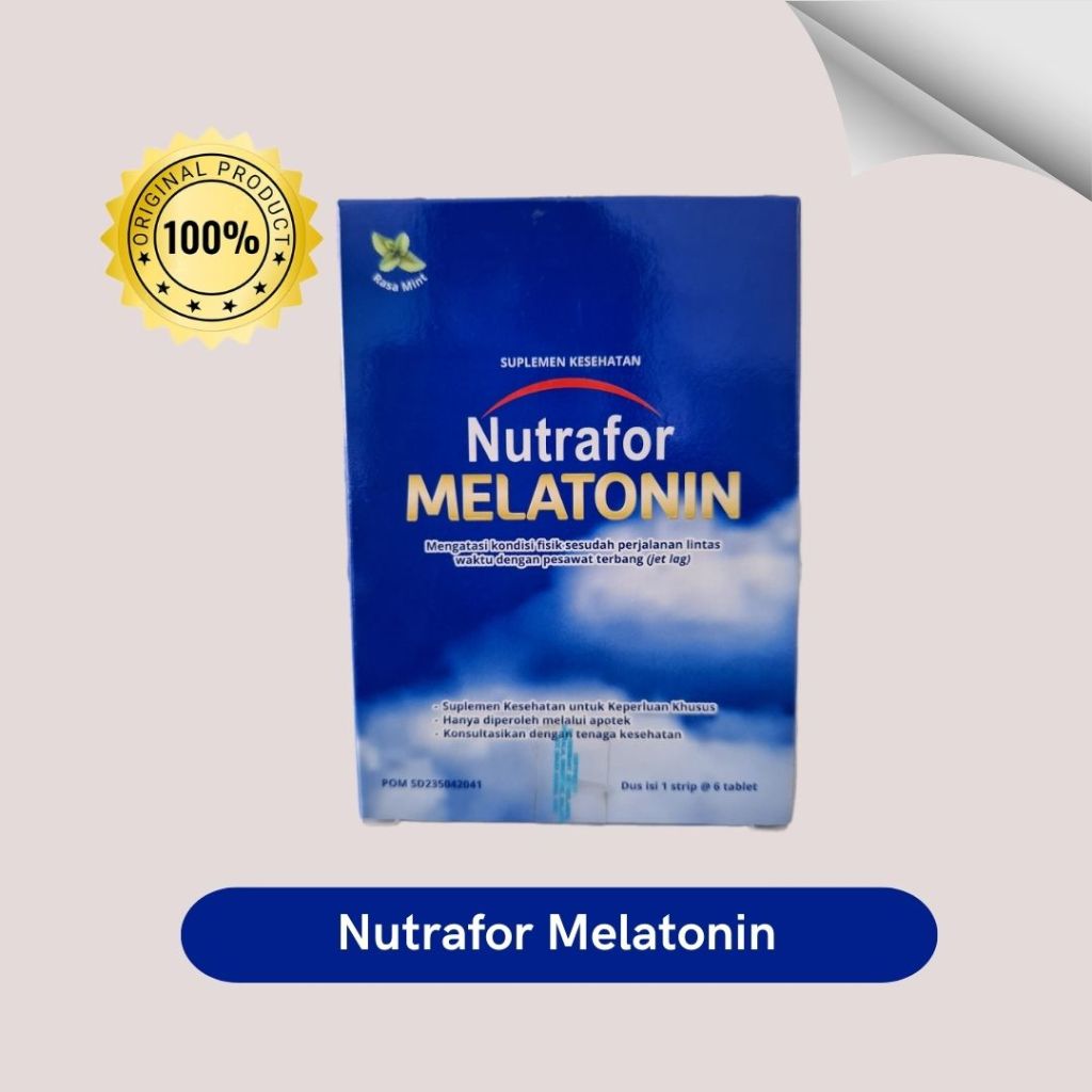 Jual Nutrafor Melatonin (Mengatasi Jet Lag) | Shopee Indonesia