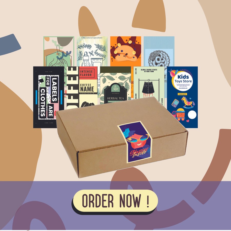 Jual STICKER SEAL BOX / STICKER SEGEL DUS ANTI AIR PER PCS FREE DESIGN ...