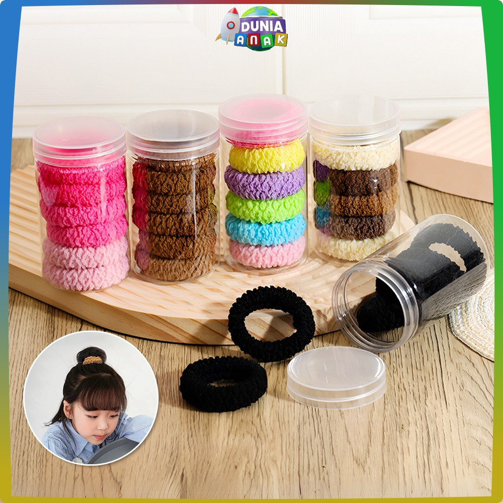 Jual Kunciran Ikat Rambut Donat Wanita Korean Style / Karet Donat Puffy ...