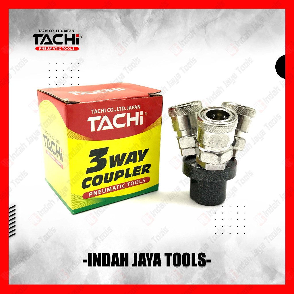 Jual TACHI Quick Coupler Cabang 3 Sambungan Kompresor Udara - Coupling ...