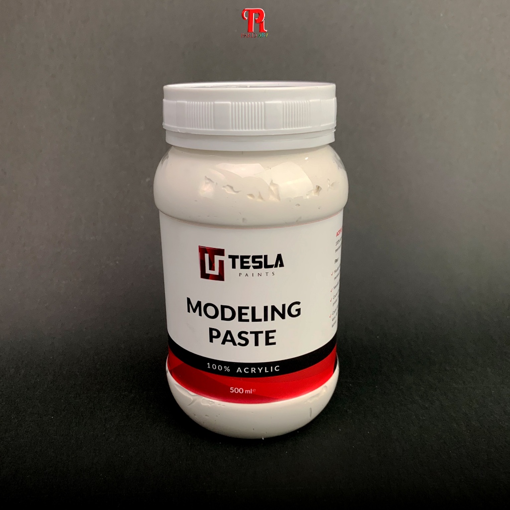 Jual Modeling Paste / TESLA Paints Modeling Paste Acrylic 500 ml ...