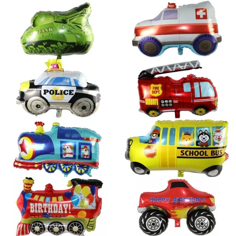 Jual Balon foil kendaraan mobil ambulance train kereta ambulan polisi ...