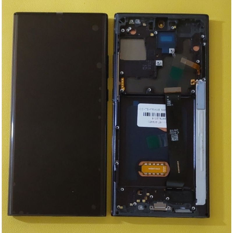 Jual LCD PLUS FRAME SMG NOTE 20 ULTRA 4G/5G/N985/N985F/N986 BLACK OLED ...