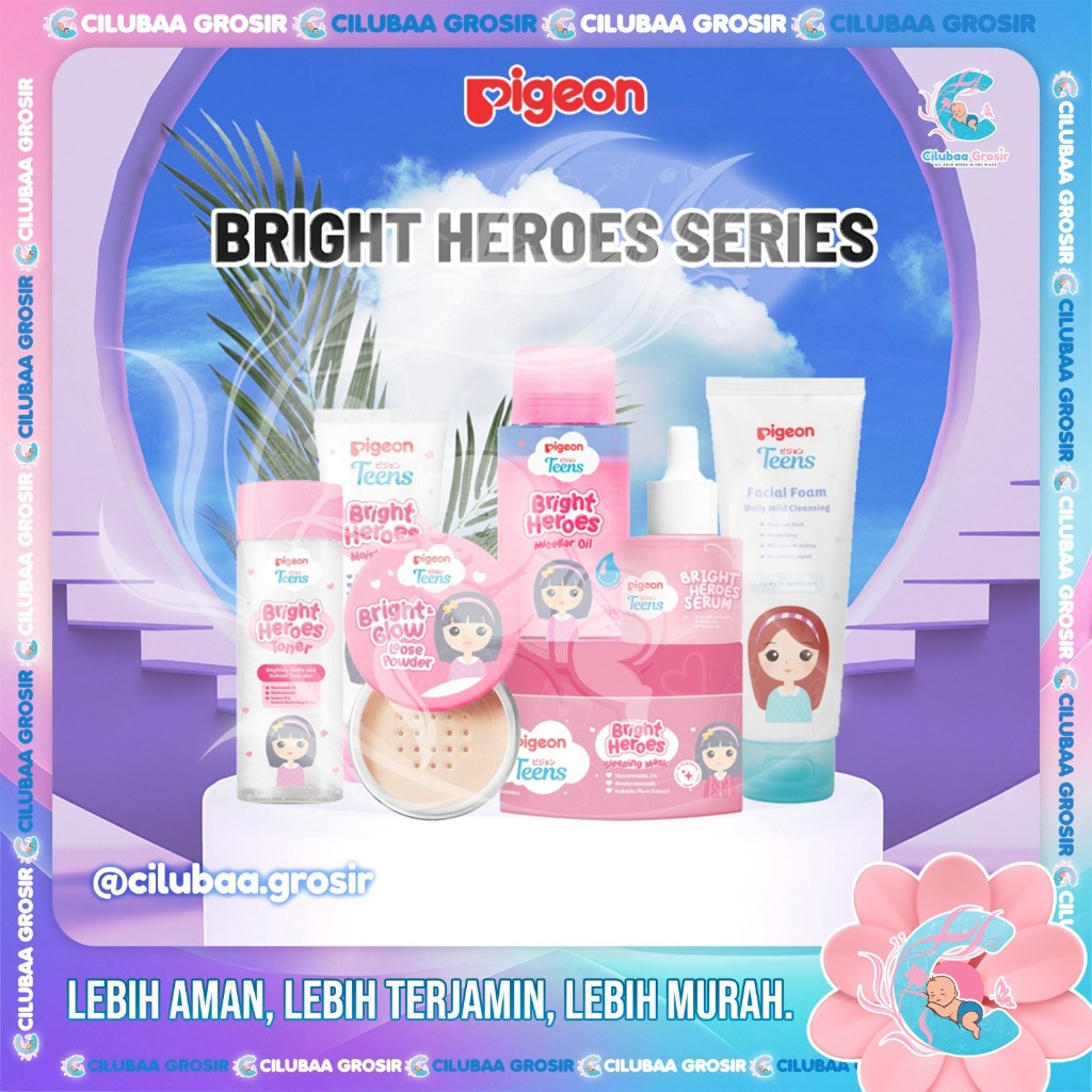 Jual PIGEON TEENS Bright Heroes Series || Paket Skincare Remaja ...