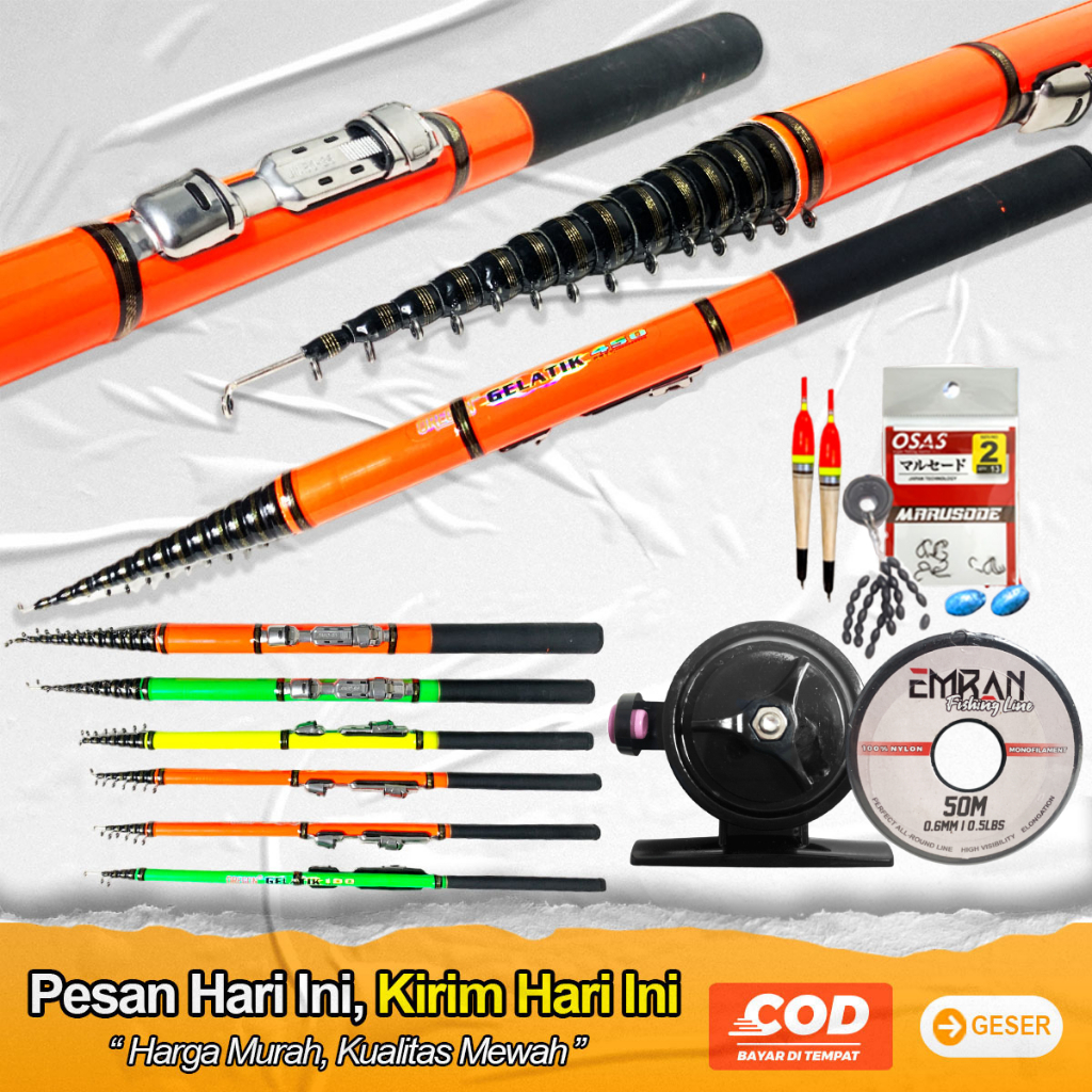 Jual SET LENGKAP PANCING TEGEK OREGON GELATIK | Shopee Indonesia