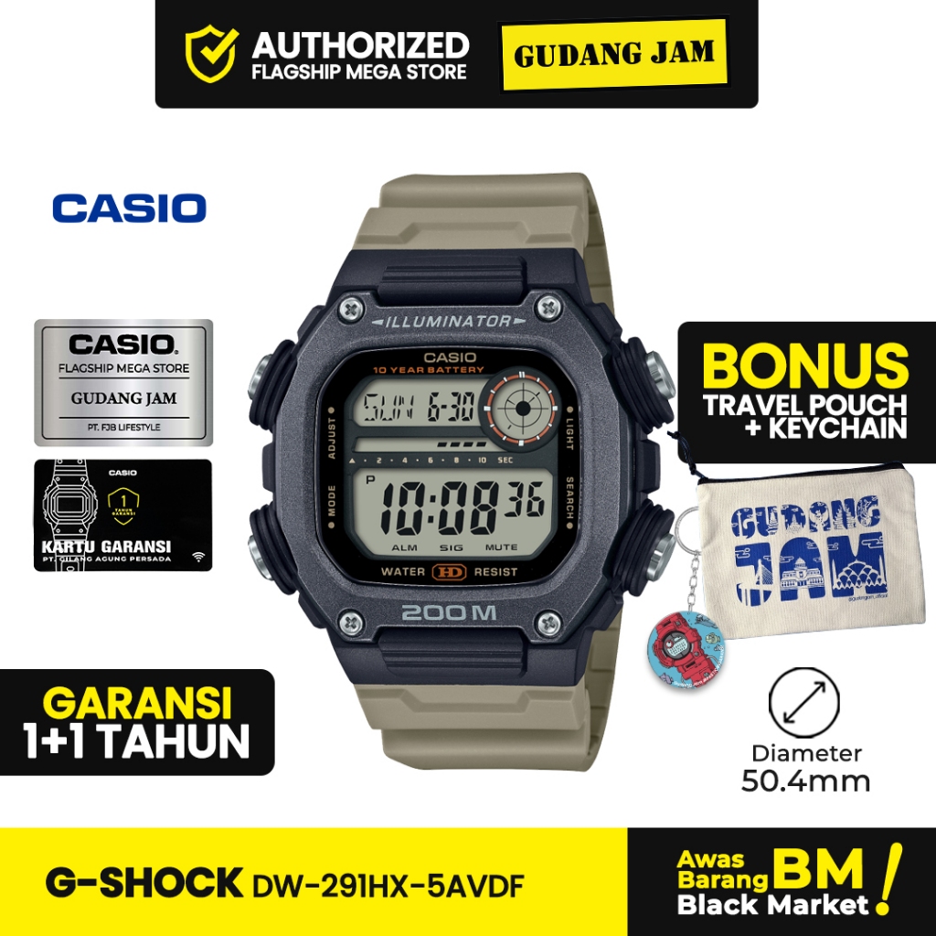 Jual Jam Tangan Casio DW-291HX-5AVDF DW-291HX-5A DW-291HX DW-291 DW291HX DW 291HX | Shopee Indonesia
