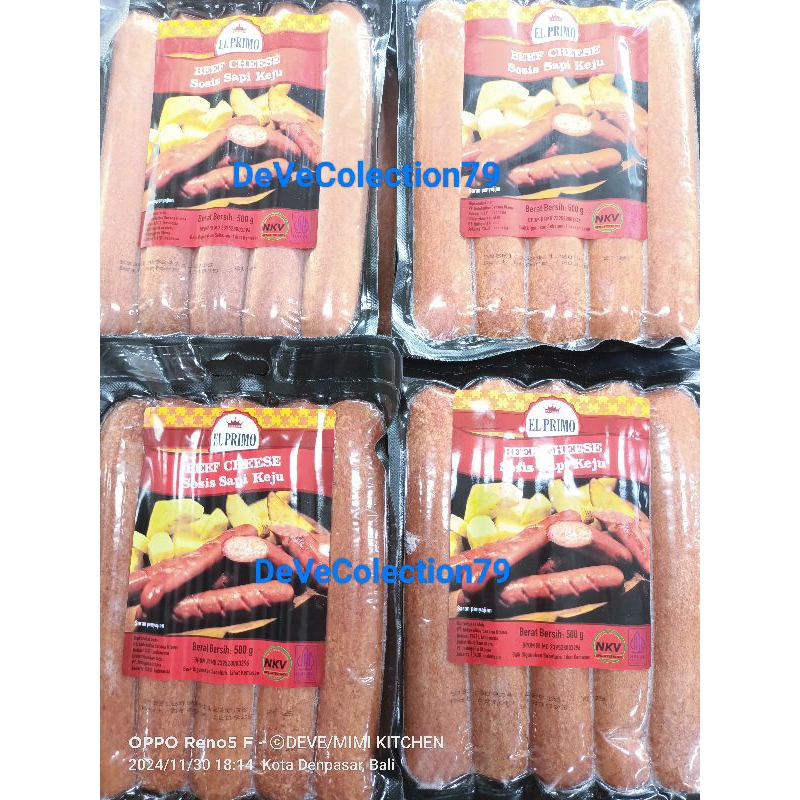 Jual EL PRIMO SOSIS VIRAAAAL BEEF CHEESE 500GR | Shopee Indonesia