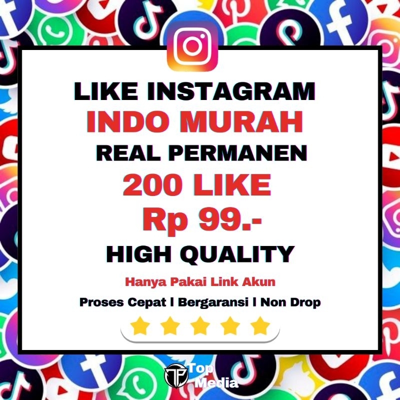 Jual INSTA Like Indo High quality-Premium-Bergaransi-Permanen | Shopee ...
