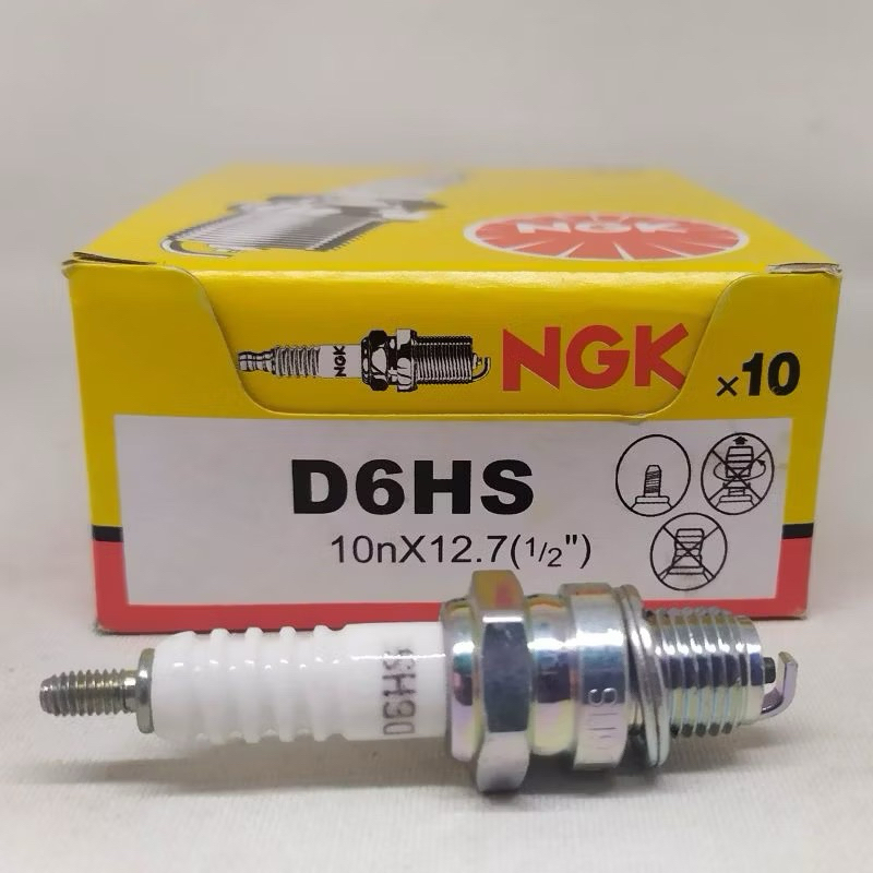 Jual PAKET GROSIR 10PCS BUSI NGK D6HS busi drat besar motor lama honda ...