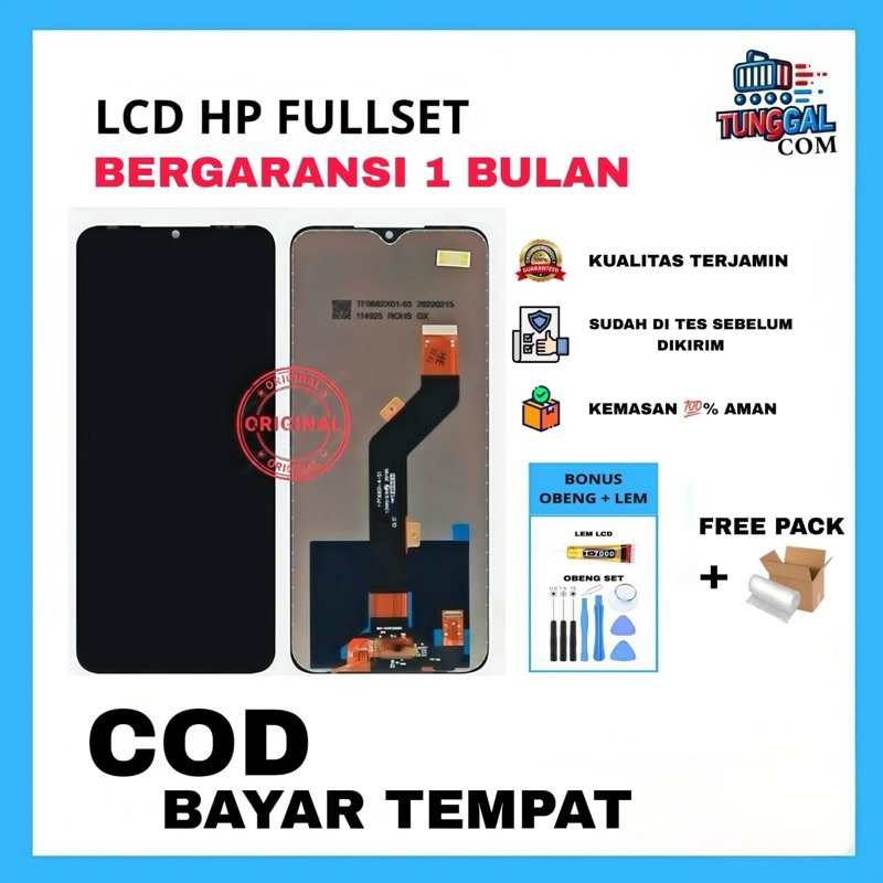 Jual LCD (ORIGINAL) INFINIX HOT 10 PLAY / HOT 11 PLAY X688 Fullset ...