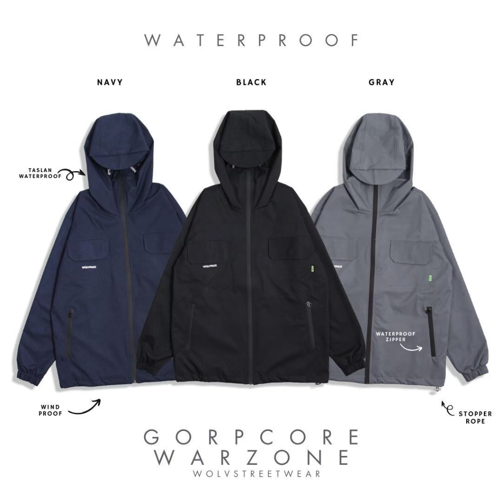 Jual Jaket Gorpcore Jacket Parasut Original Terbaru Kekinian | Shopee ...