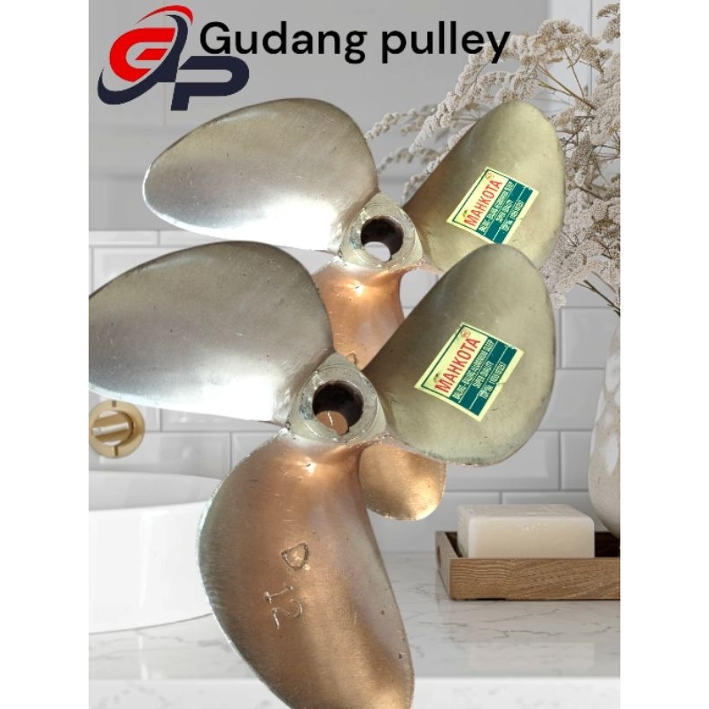 Jual besi kuningan asli Kipas perahu baling perahu D-12 as 19mm 22mm ...