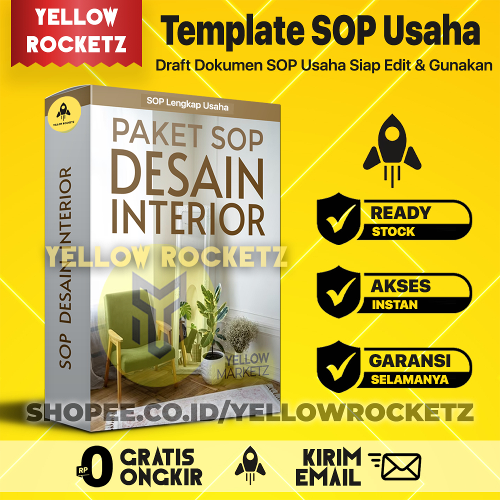 Jual Paket SOP DESAIN INTERIOR - Standar Operasional Prosedur Usaha ...