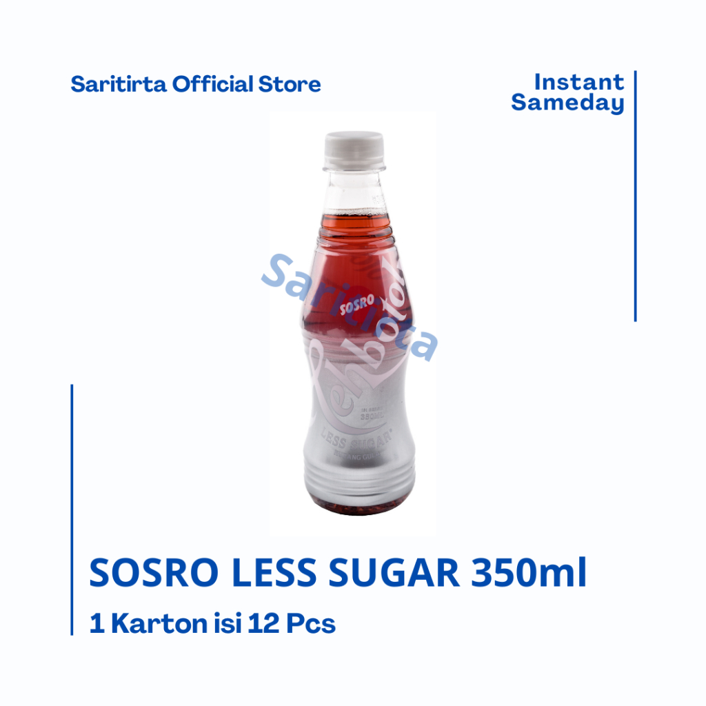 Jual TEH BOTOL LESS SUGAR 350ml isi 12 Pcs | Shopee Indonesia