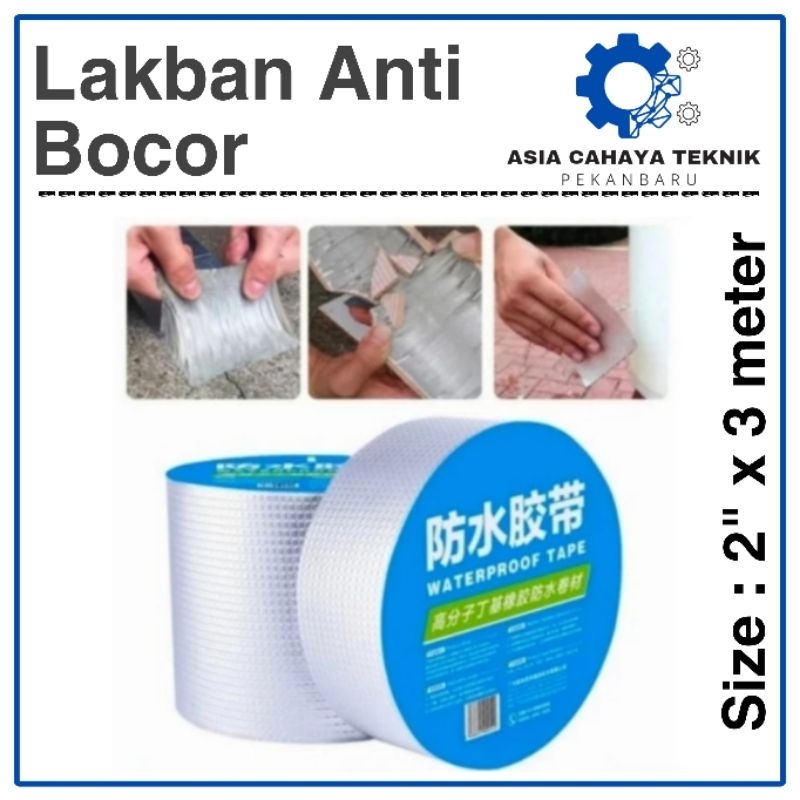 Jual Lakban Anti Bocor Alumunium Waterproof Tape 5 Cm Panjang 3 Meter | Shopee Indonesia