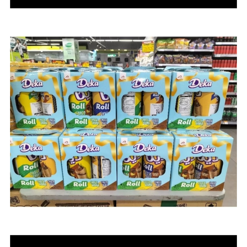 Jual Deka Dua Kelinci Wafer Roll 1 Paket Isi 2 Kaleng Kue Parcel Gift ...