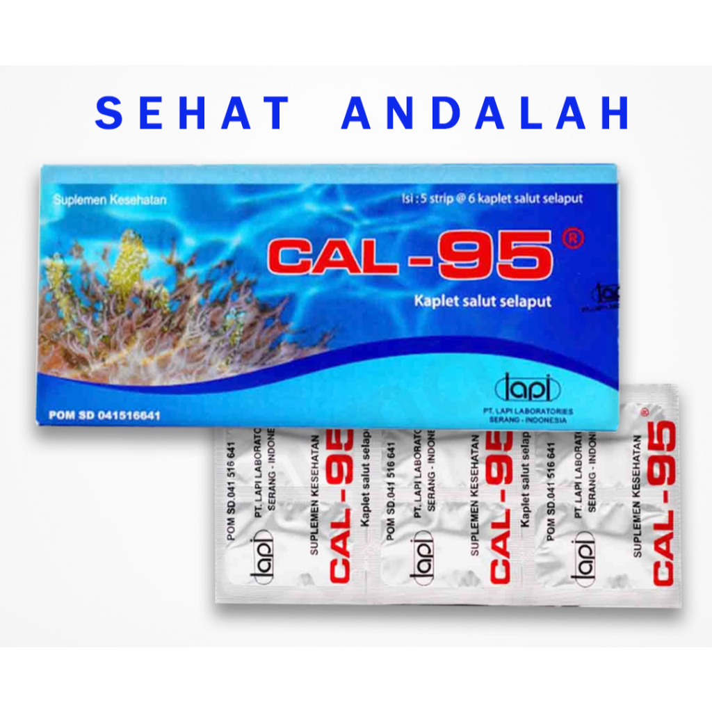 Jual CAL-95 (1 BOX/30 TABLET) - KESEHATAN TULANG | Shopee Indonesia