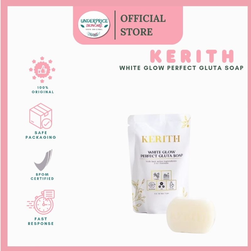 Jual KERITH White Glow Perfect Gluta Soap 60gr | Shopee Indonesia