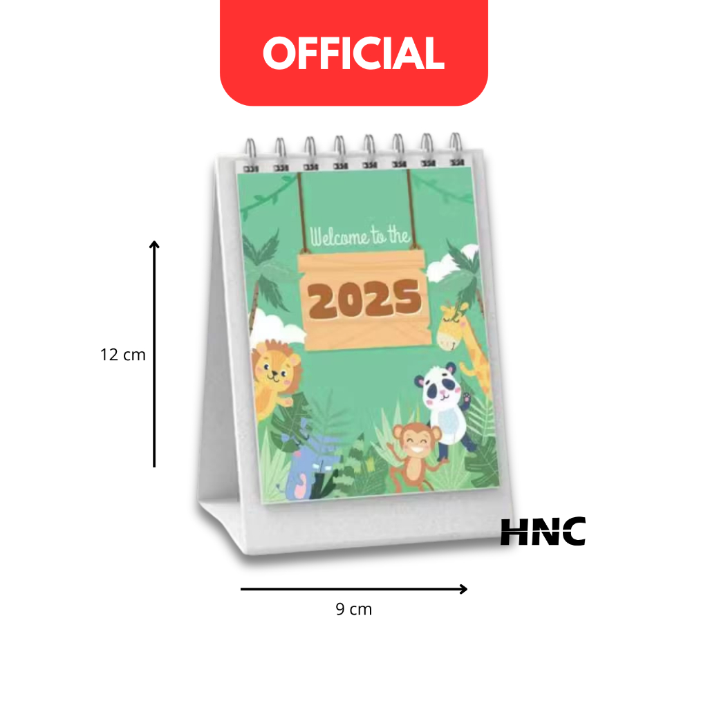 Jual (HNC)Kalender 2025 / Calender 2025 / Kalender Meja 2025 Happy New Year Kalender Mini 2025 ...