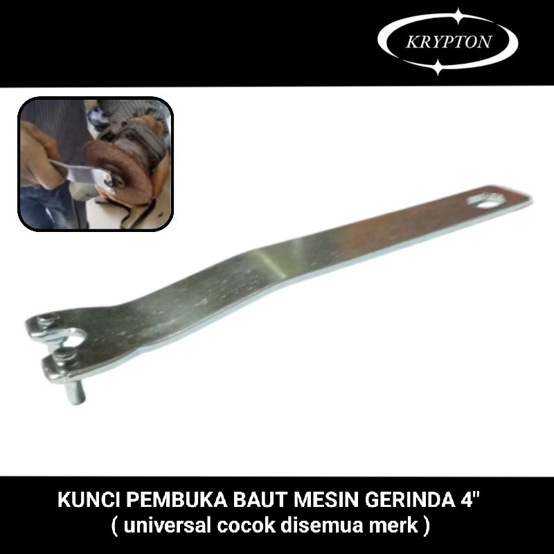 Jual kunci gerinda / kunci pembuka Baut Mesin Gerinda 4" (cocok disemua ...