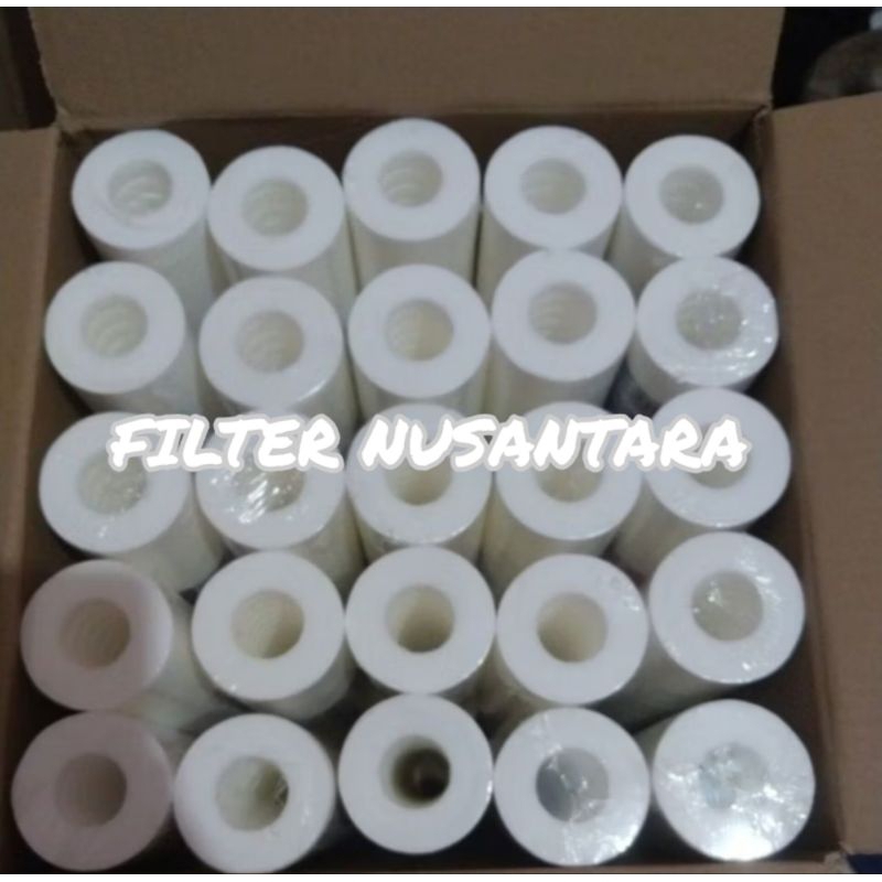 Jual 1 DUS ISI 50 PCS CARTRIDGE FILTER 10 Inch / SEDIMEN FILTER 10 Inch ...