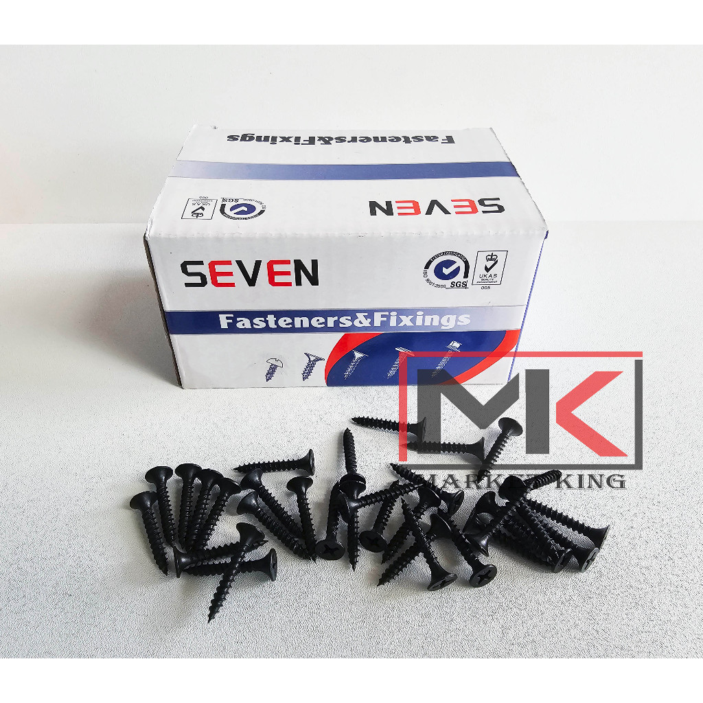 Jual Sekrup 50pc Mur Baut Skrup Baja Gypsum Gipsum 2.5cm 1 Inch ...