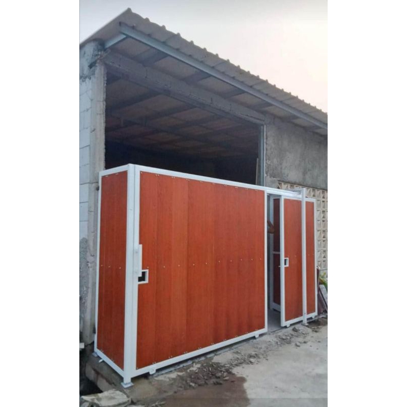 Jual pagar dorong minimalis model pagar suing/pagar model baru | Shopee ...