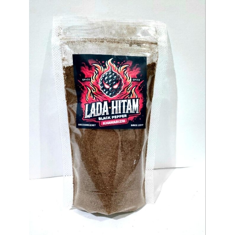 Jual Lada Hitam Bubuk / Merica Hitam Bubuk / Black Pepper Powder ...
