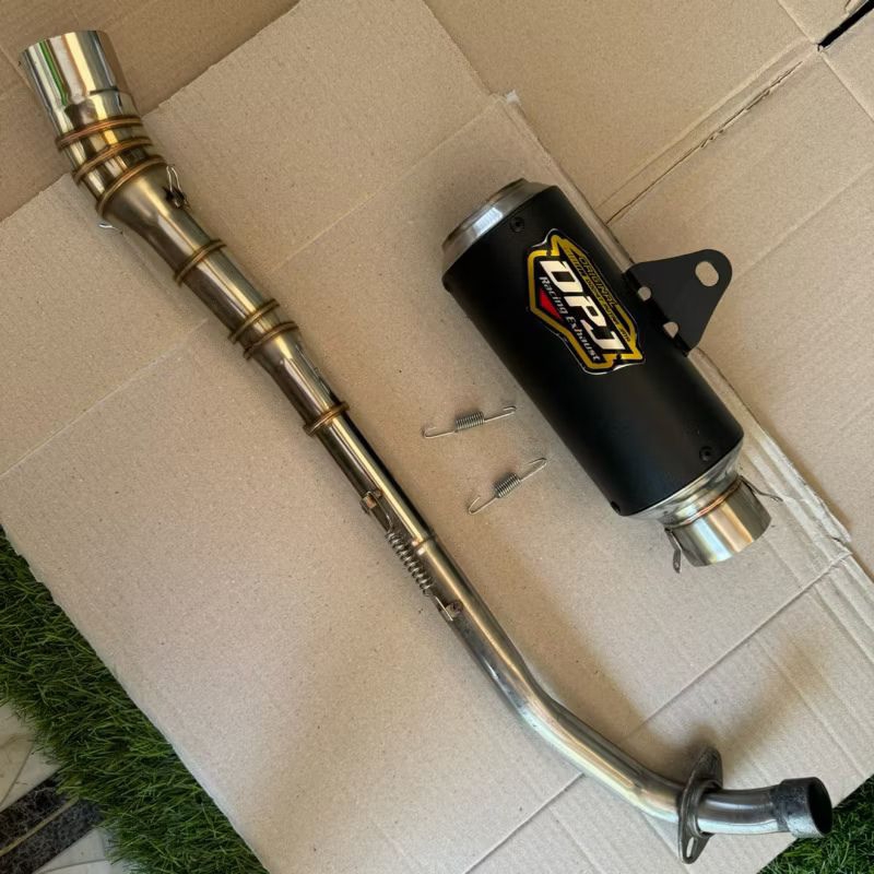 Jual Knalpot racing dpj gp1 black coting pnp all bebek jupiter supra x125 supra 110 lama z1 vega ...