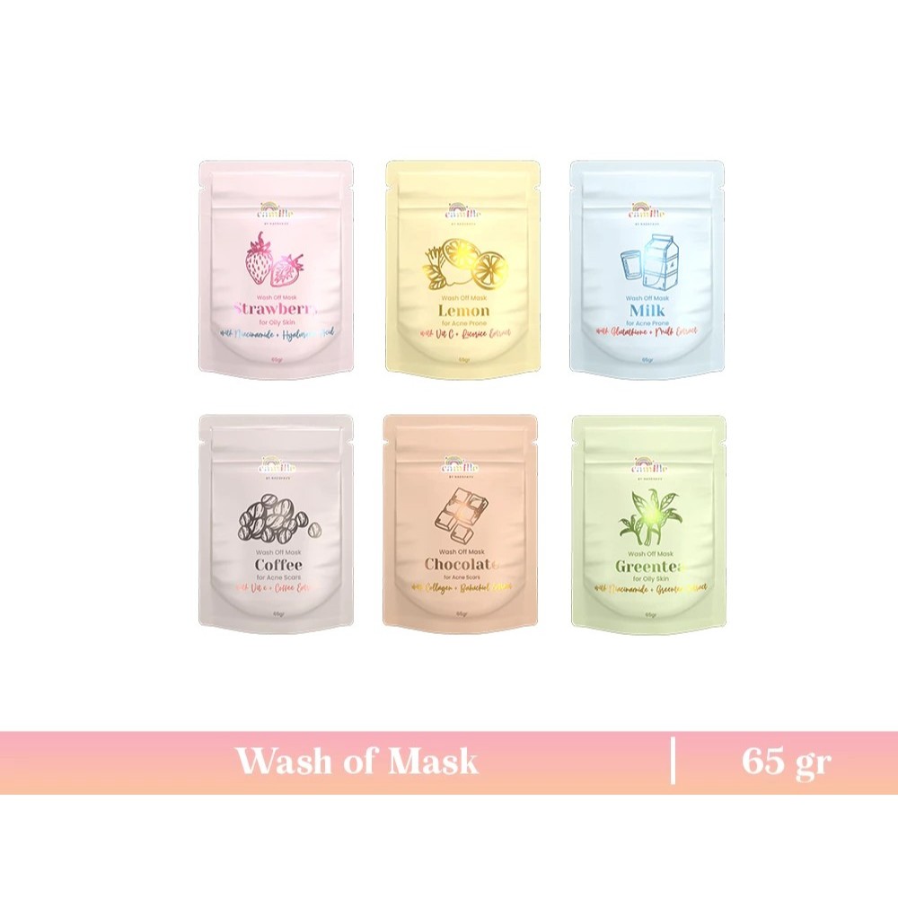 Jual Camille Wash Off Mask / Masker Wajah 65gr | Shopee Indonesia