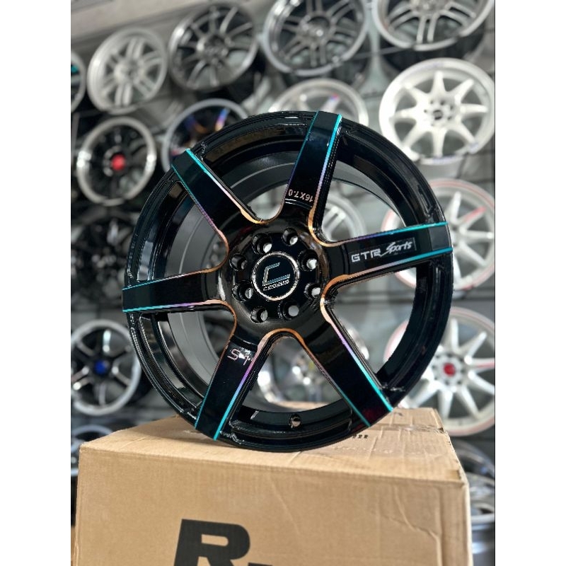 Jual velg GTR sport r16 rainbow lebar 7 et38 kondisi baru | Shopee ...