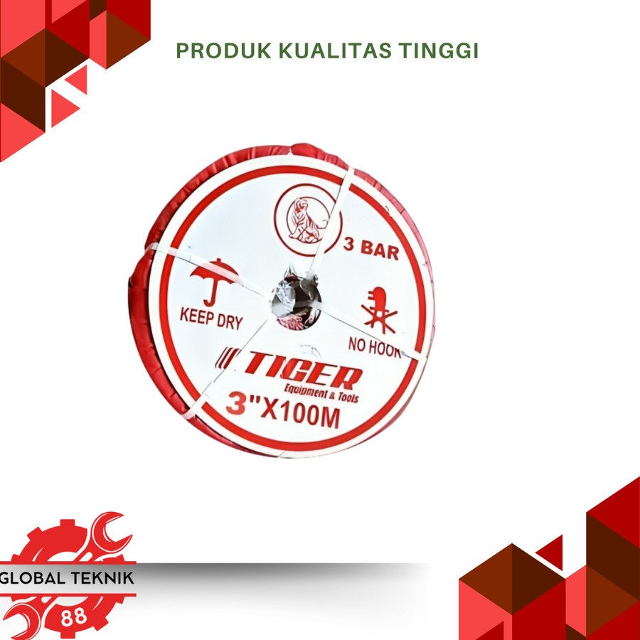 Jual Selang Buang Alkon Sunny Hose Pompa Irigasi Air 3" 3 Inch X 100m ...