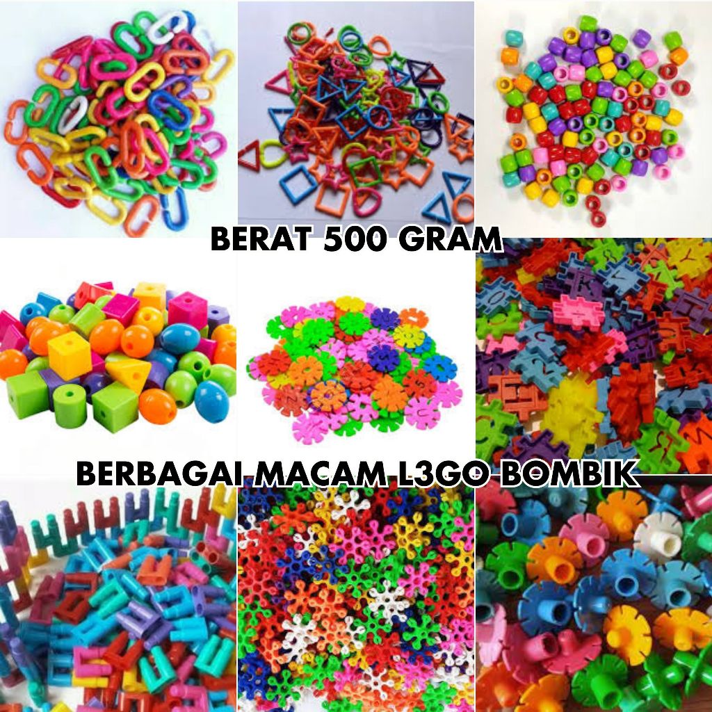 Jual 500 GRAM Mainan Jadul Bombik / 500gr Mainan Jadul Bombik Geometri ...