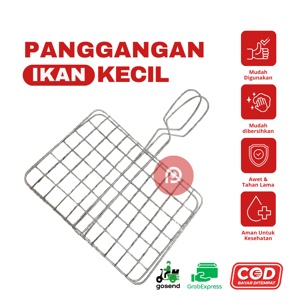 Jual Alat Panggang Stainless Jepit Mini Serbaguna | Panggangan Ikan ...