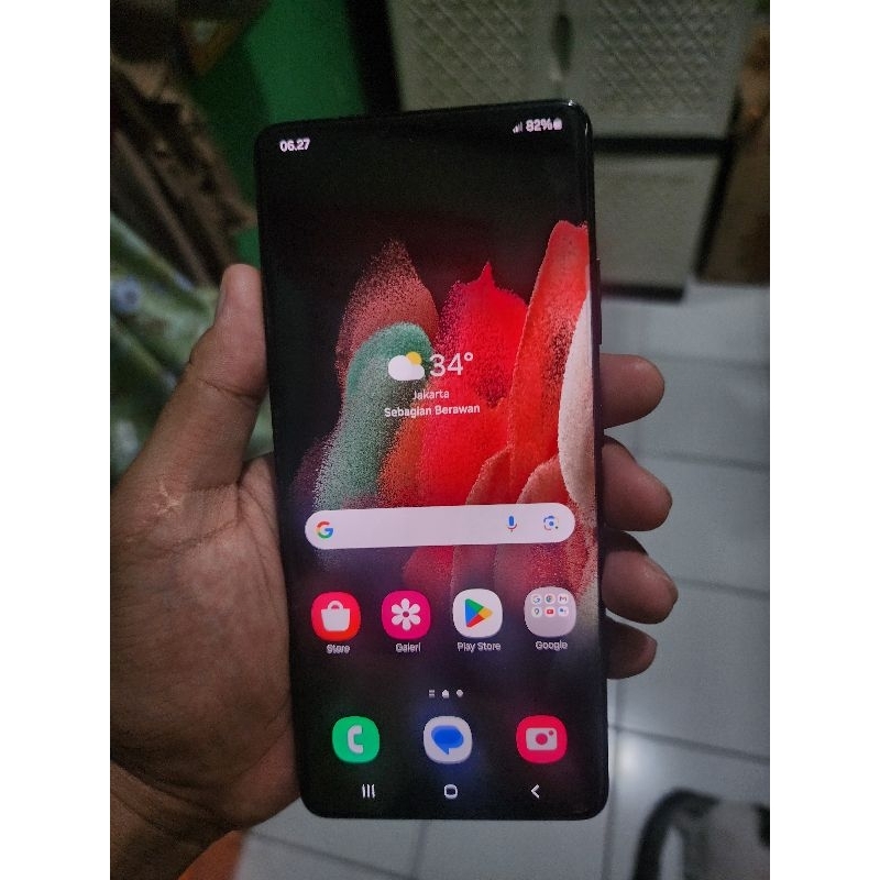Jual SAMSUNG S21 ULTRA 12/256, NORMAL, MULUS, FULLSET, RESMI SEIN ...